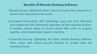 Best Remote Desktop Software | PDF