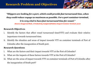 Factors that affect vessel turnaround time | PPT
