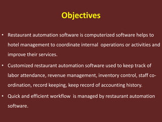 Best restaurant automation software by CustomSoft | PPT