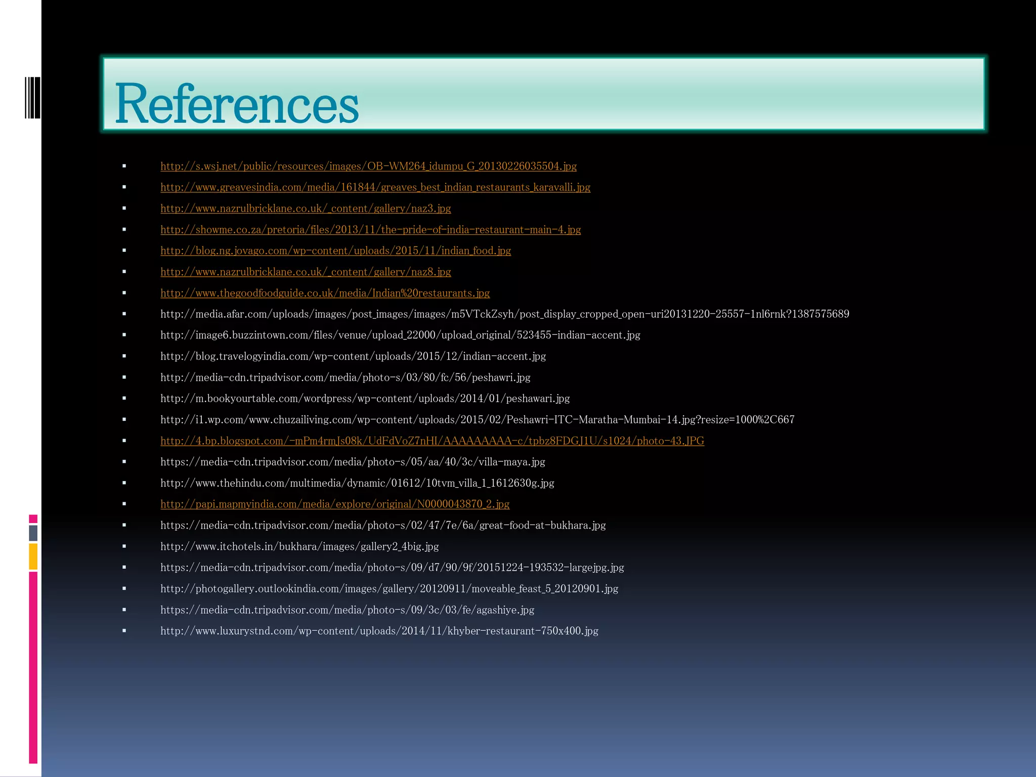 Best restaurants in India | PPTX