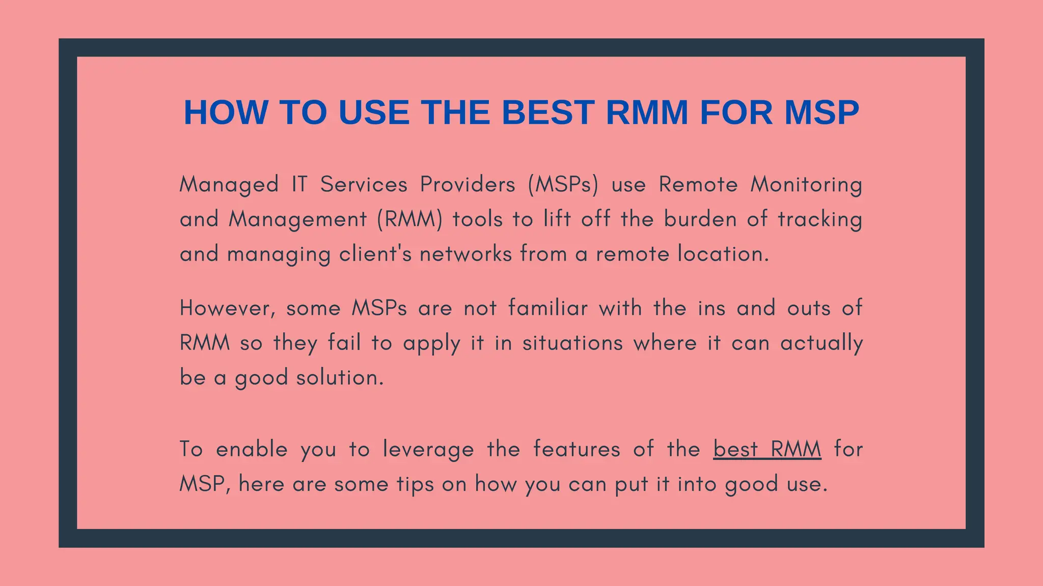 Best RMM for MSP 2025 | A Complete Guide | PPT