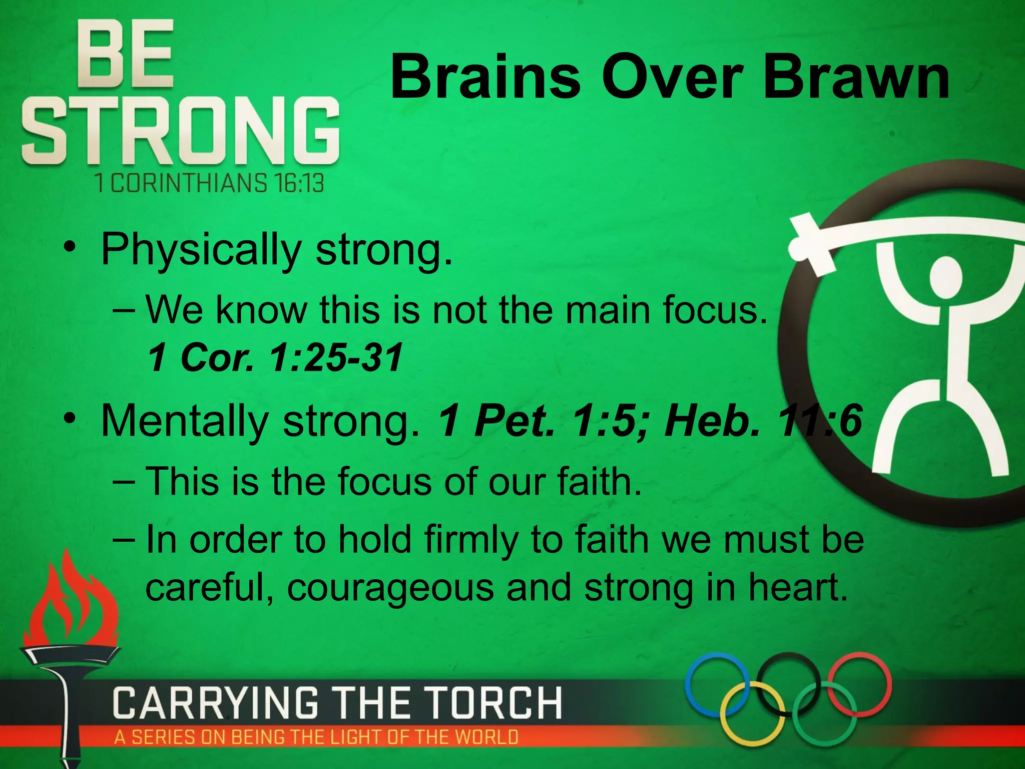 Be strong | PPT