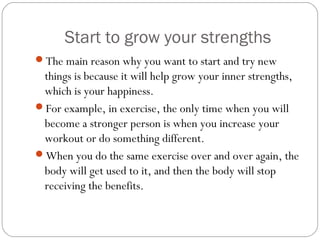 Be strong to start new things | PPT