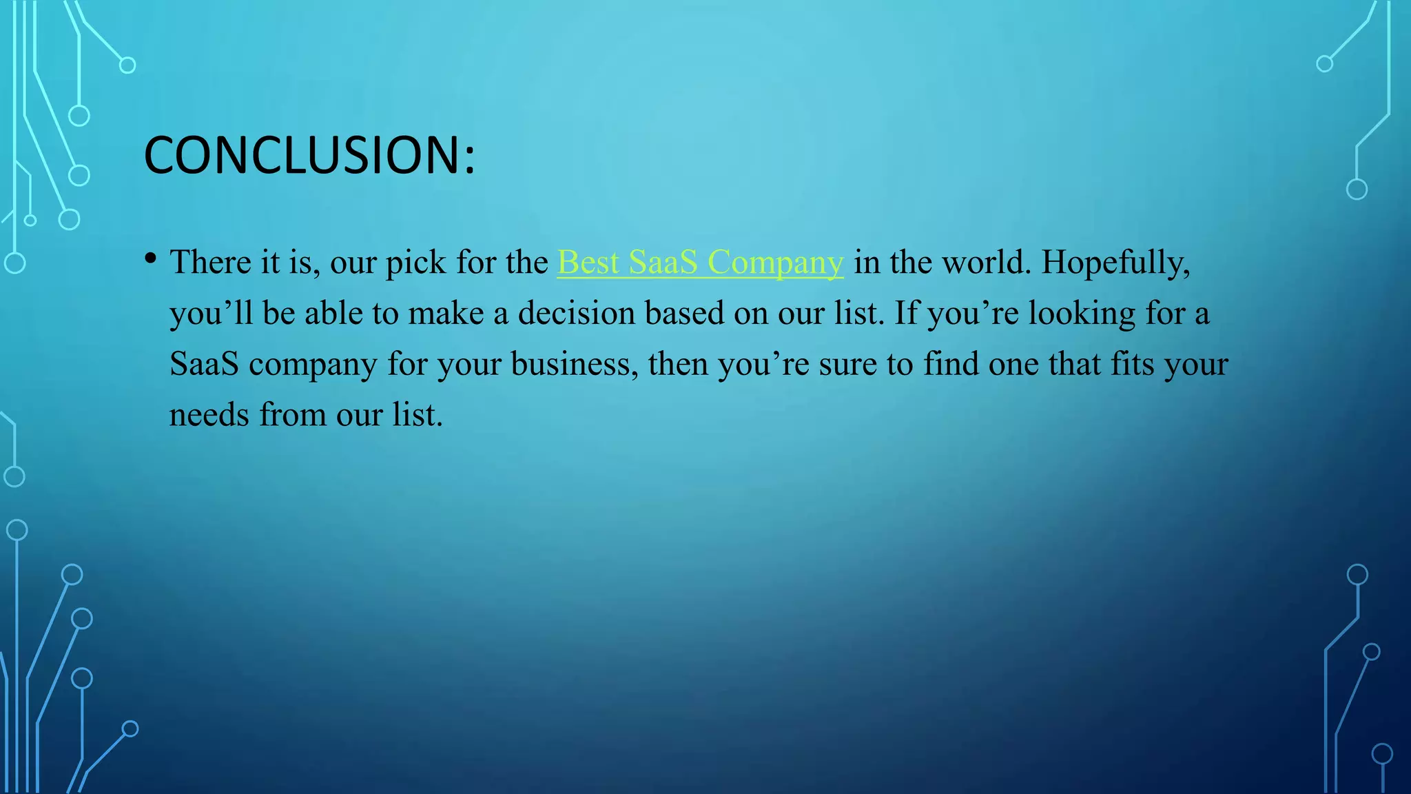 Best SaaS COMPANY .pptx