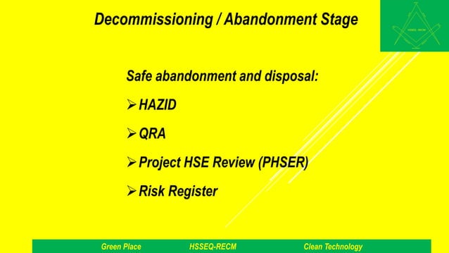Best Safety Practices HSSEQ - RECM.pdf | Civil Engineering Industry ...