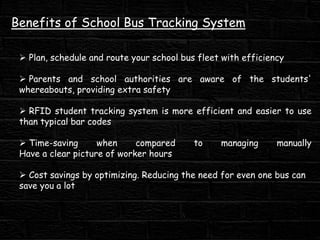 Best School Bus Tracking System | PPT