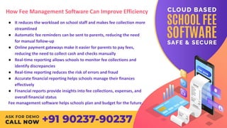 How Fee Management Software Can Improve Your School's Efficiency | PPT