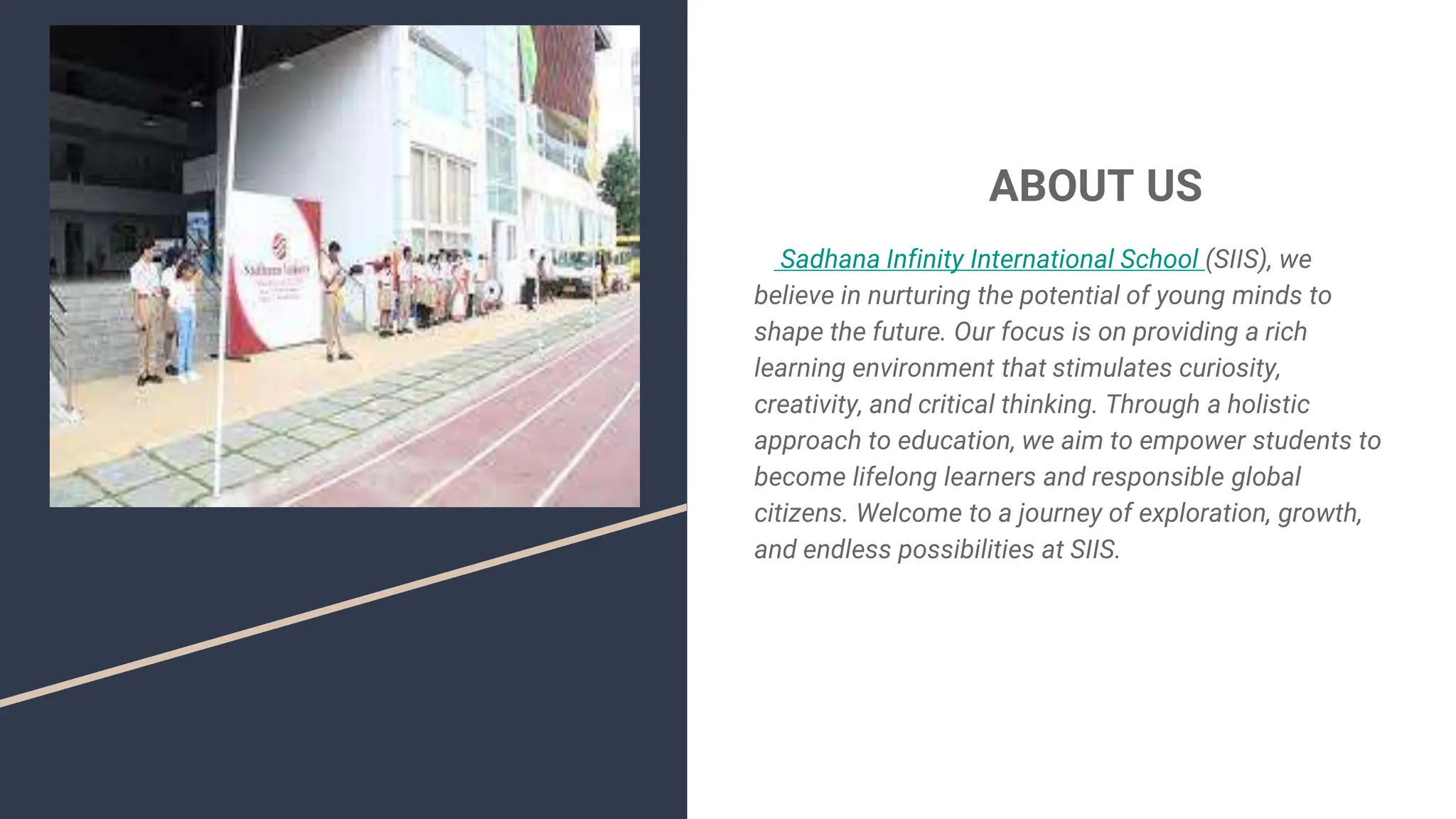 Sadhana Infinity International Schools in Hyderabad | PPTX