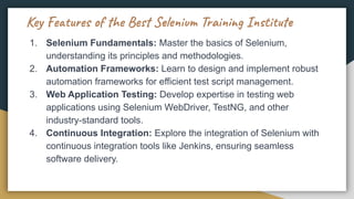 Best Selenium Training Institute.pdf