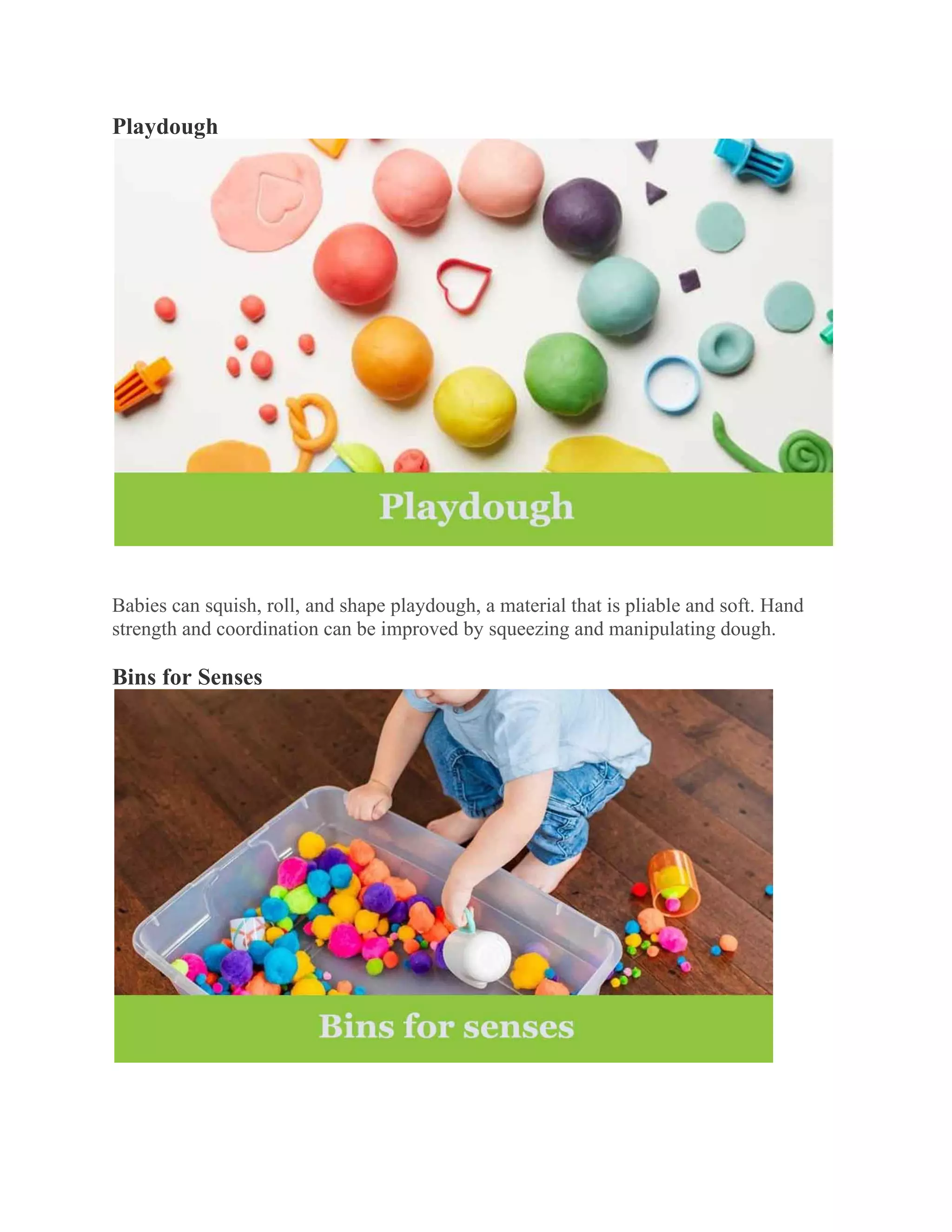 Best Sensorial activities for babies | PDF