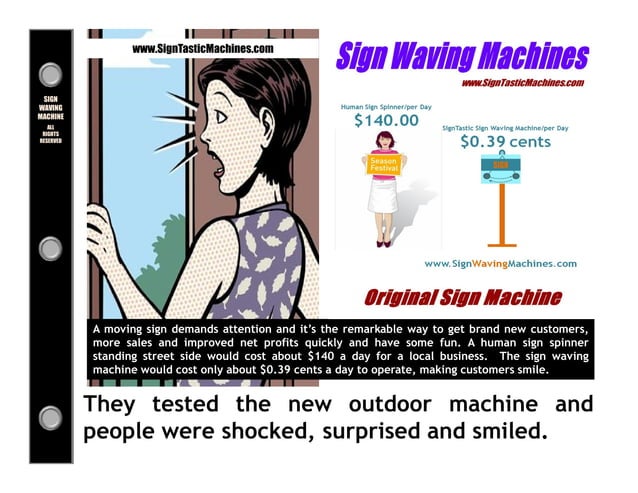 Sign Sign Waving Sign Waving Machine SignTastic Machines Outdoor ...