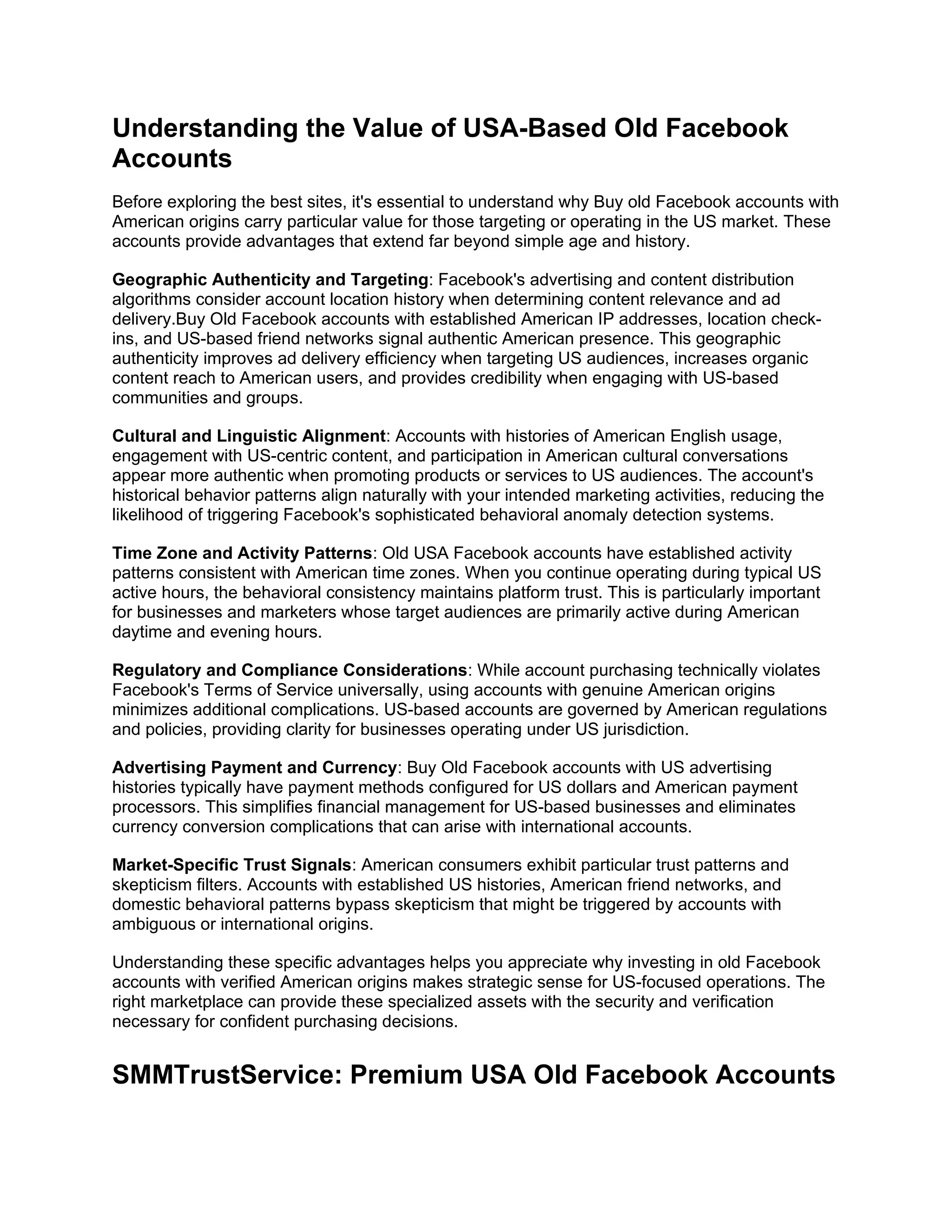 Best Sites to Buy Old ⭐Facebook Accounts In USA.docx