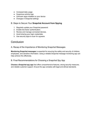 Best Snapchat Spy app for checking someone's message.pdf