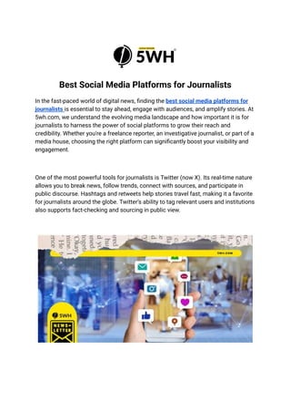 Best Social Media Platforms for Journalists.pdf