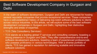 Best Software Development Company in Gurgaon and Delhi.pptx