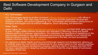 Best Software Development Company in Gurgaon and Delhi.pptx