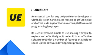 Best software development tools | PPT