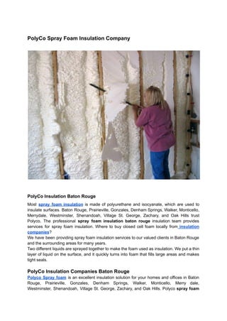 best spray foam insulation contractors