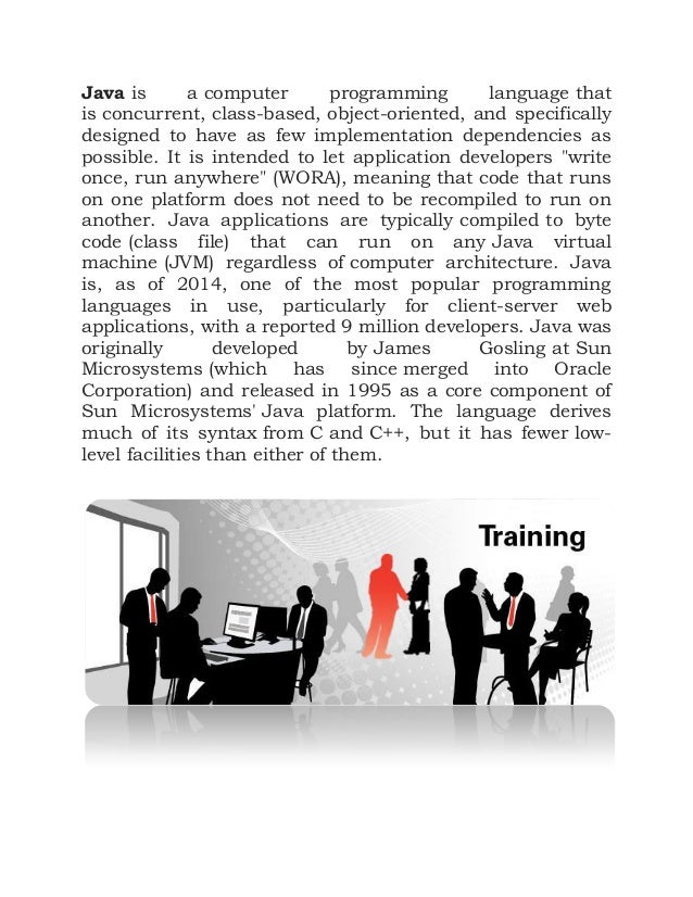 Get 2014 Best Summer Training in Java