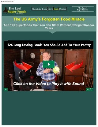 Best Survival Food Long Shelf Life - Over 100 Easy to Make Foods | PDF