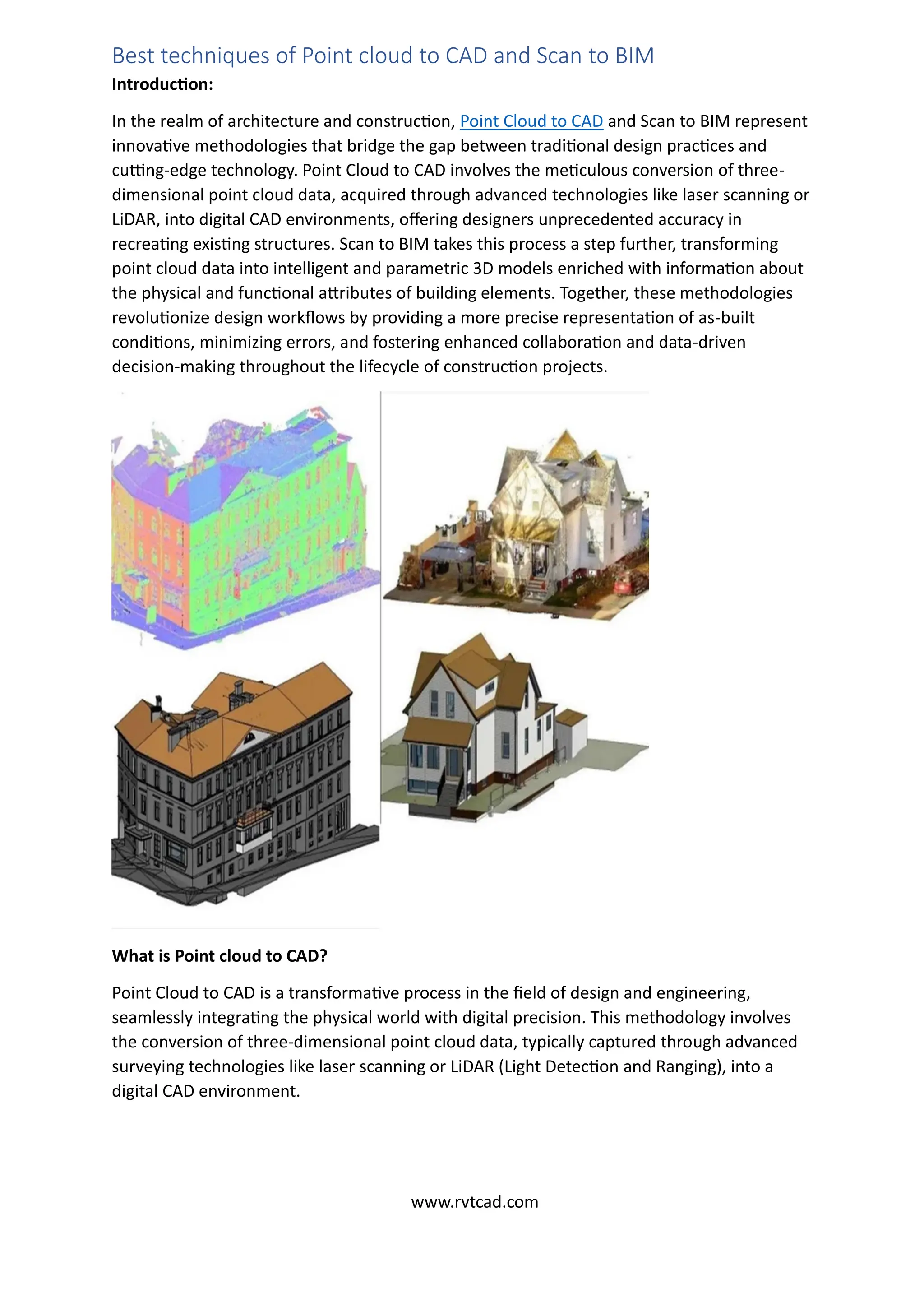 Best techniques of Point cloud to CAD and Scan to BIM.pdf