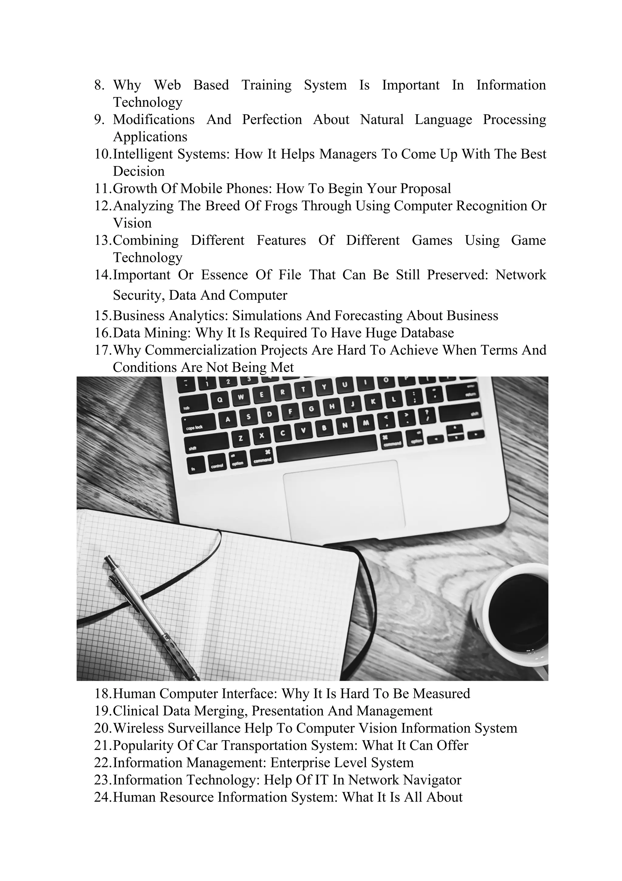 Best Technology Capstone Project Ideas | PDF