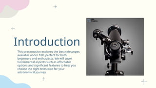 Best Telescope Under 10000| Pie Matrix | pptx | PPTX