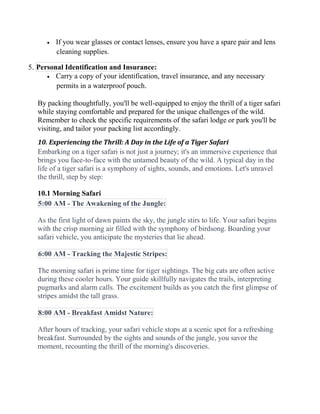 Unveiling the Thrill: The Ultimate Guide to the Best Tiger Safari in ...