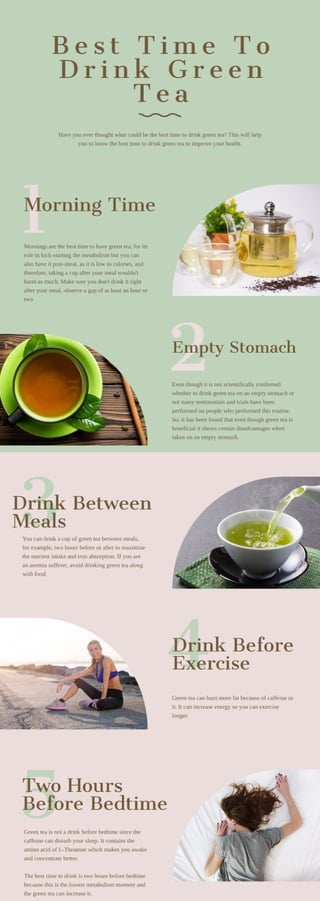 Best Time To Drink Green Tea | PDF