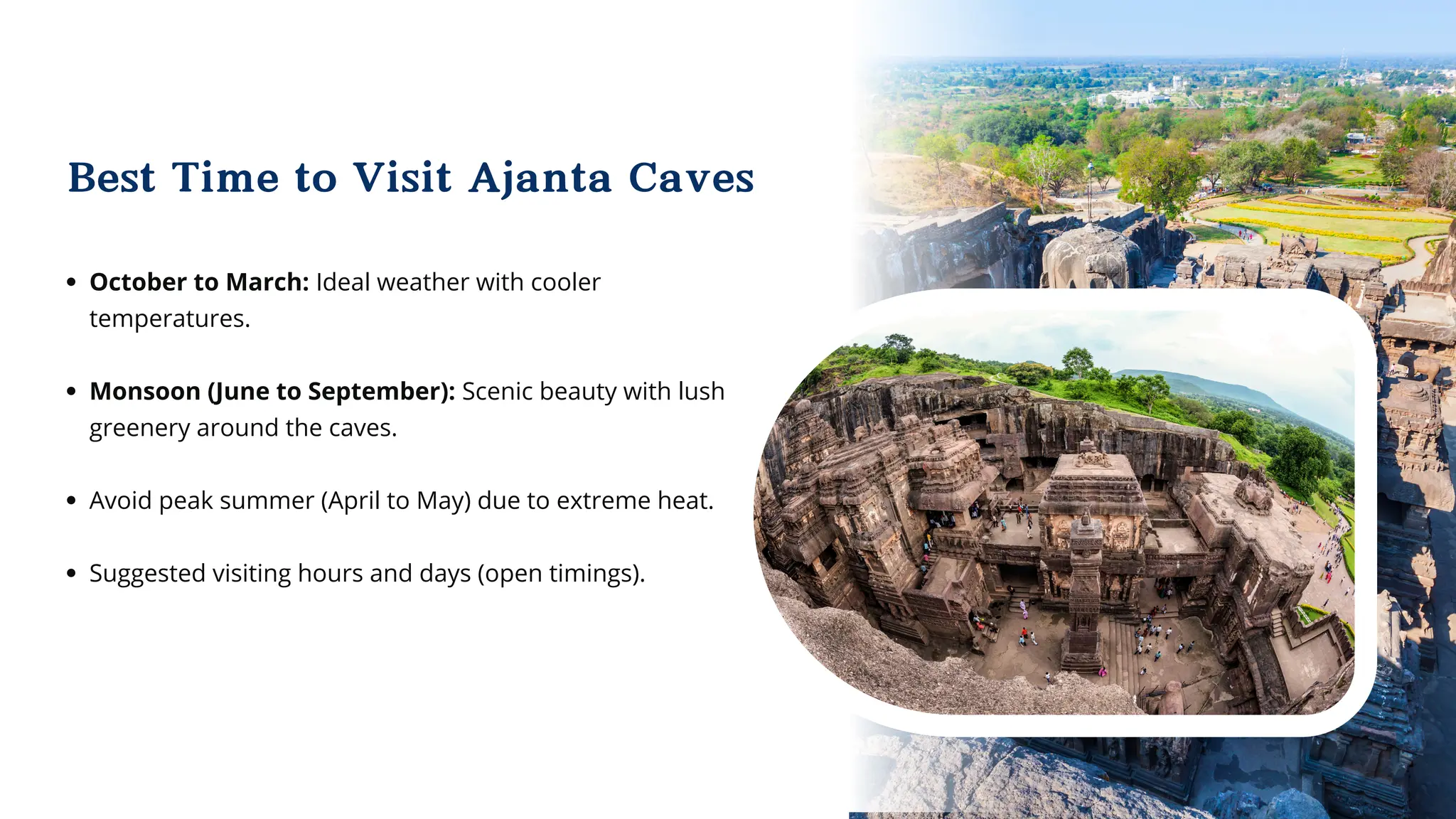 Best Time to Visit Ajanta Ellora Caves A Complete Guide. | PDF