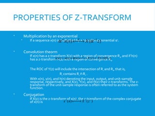 Best to be presented z-transform | PPT