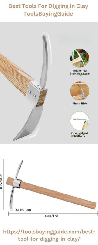 Best tools for digging in clay | PDF