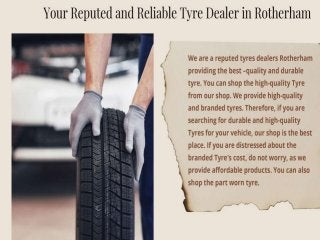 Best Tyre Puncture Repair Service Rotherham - Ferham Tyres.Ppt