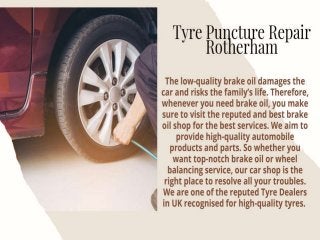 Best Tyre Puncture Repair Service Rotherham - Ferham Tyres.Ppt