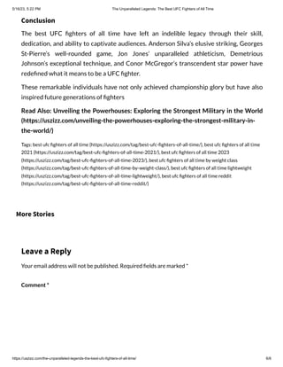 Best Ufc Fighter Pdf