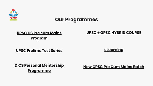 Best Upsc coaching in Gujarat | DICS | UPSC | PDF | Educational ...