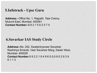 Best upsc coaching in mumbai | PPTX