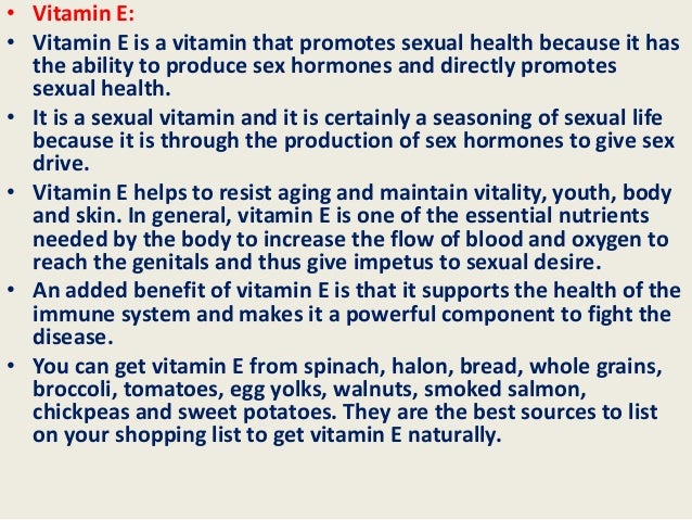 Best Vitamins To Promote Your Sexual Health