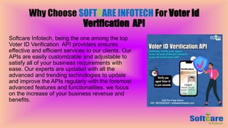 Best Voter Verification API Provider - Softcare Infotech.pptx