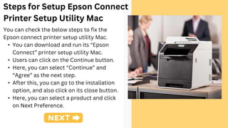 Epson Connect Printer Setup Utility | Setting Up | PPTX