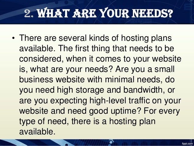 How To Choose The Best Web Hosting Provider? | PDF