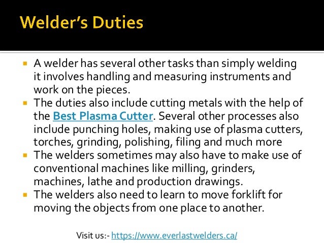 Best welder skills, duties, and requirements