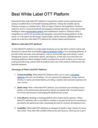 Best White Label OTT Platform.pdf