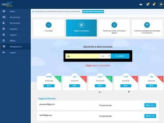 Best Whmcs Client Area Template - ClientX | PPTX | Web Design and HTML | Internet