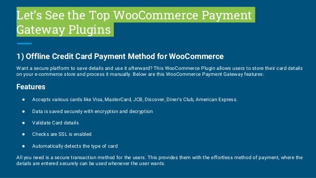 Best WooCommerce Payment Gateways Plugins for Your Store.pptx