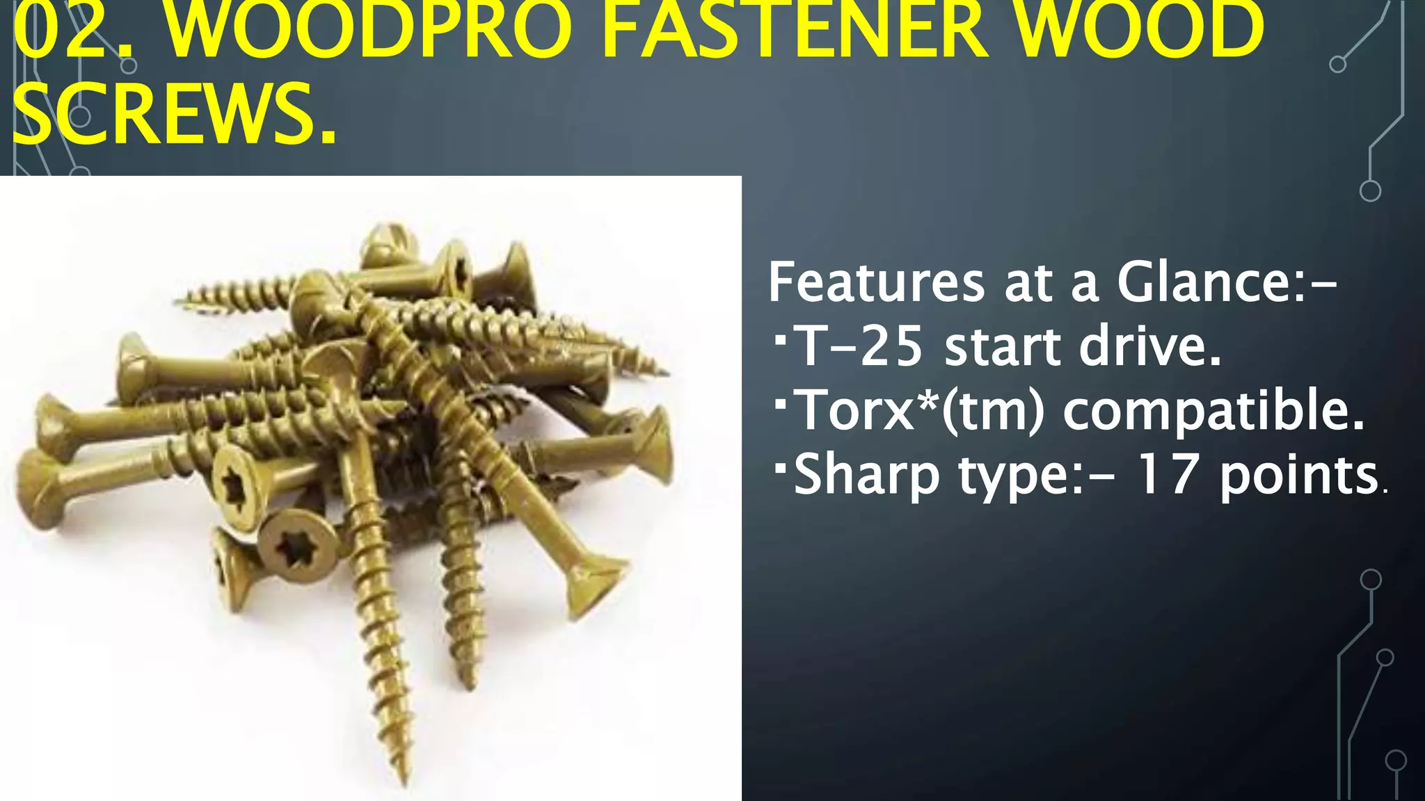 Best wood screws. | PPTX