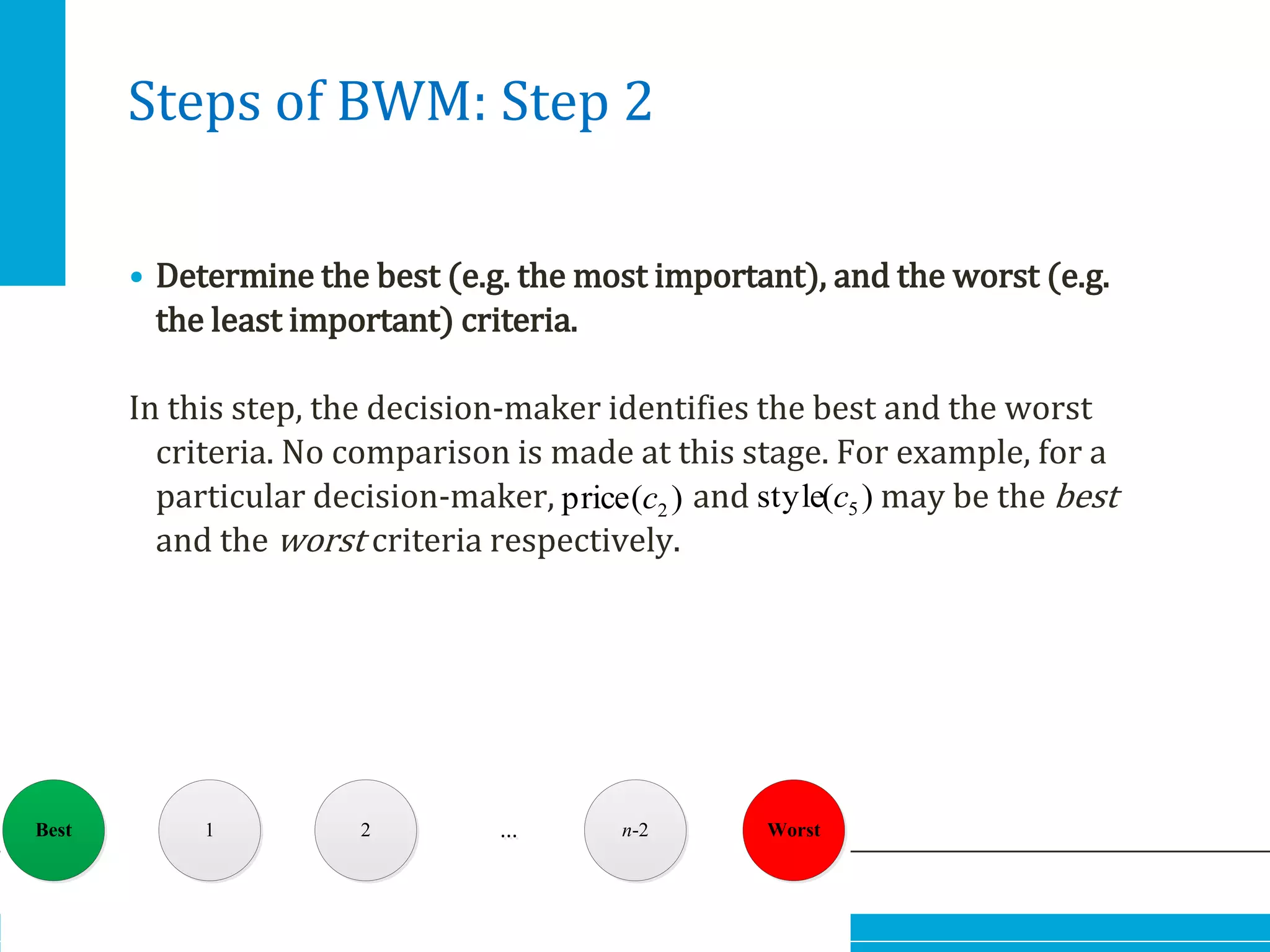 BWM: Best Worst Method | PDF