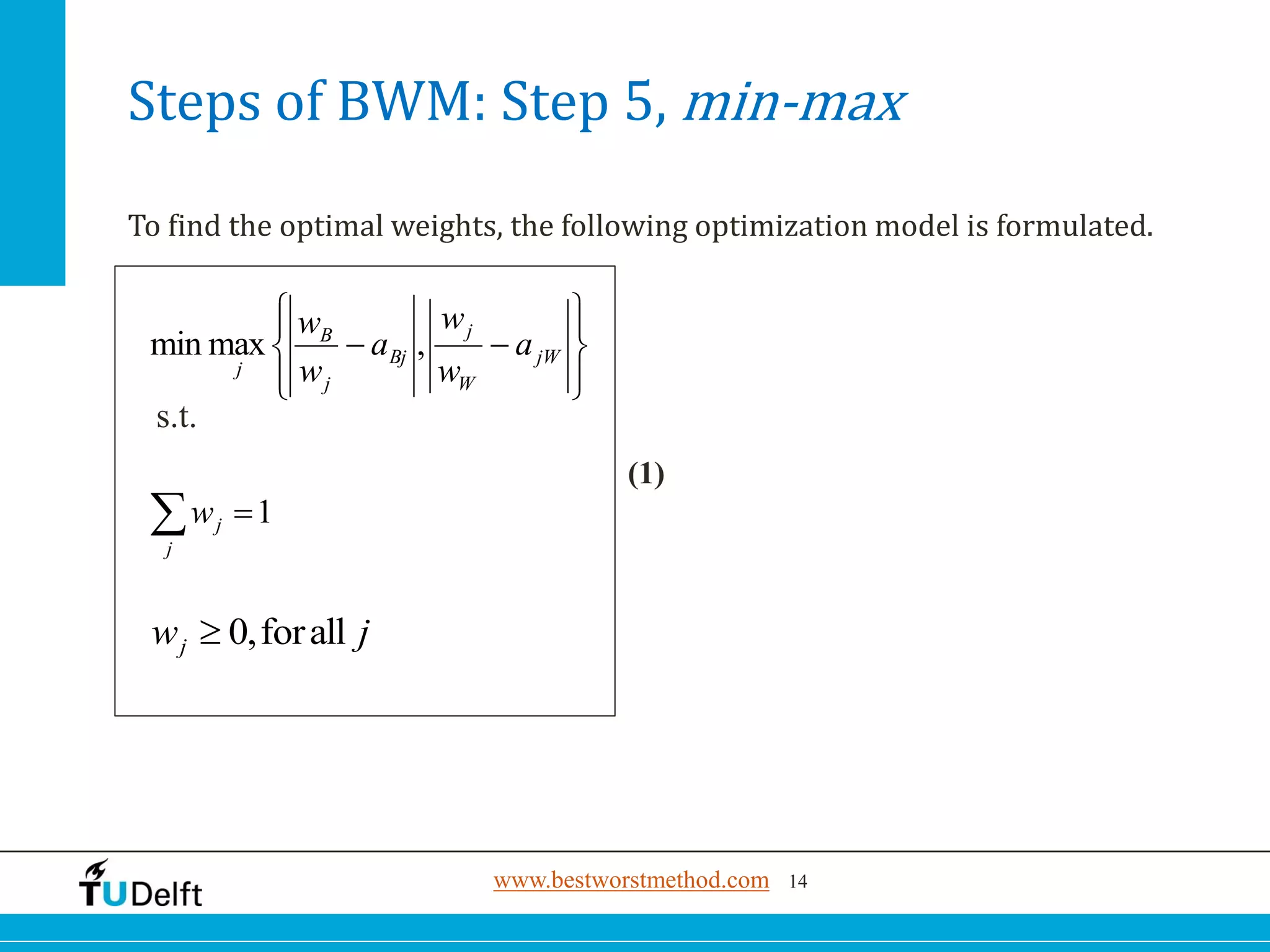 BWM: Best Worst Method | PDF