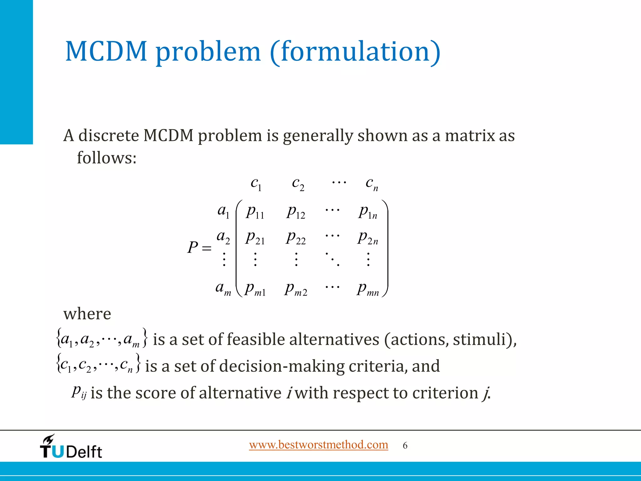BWM: Best Worst Method | PDF