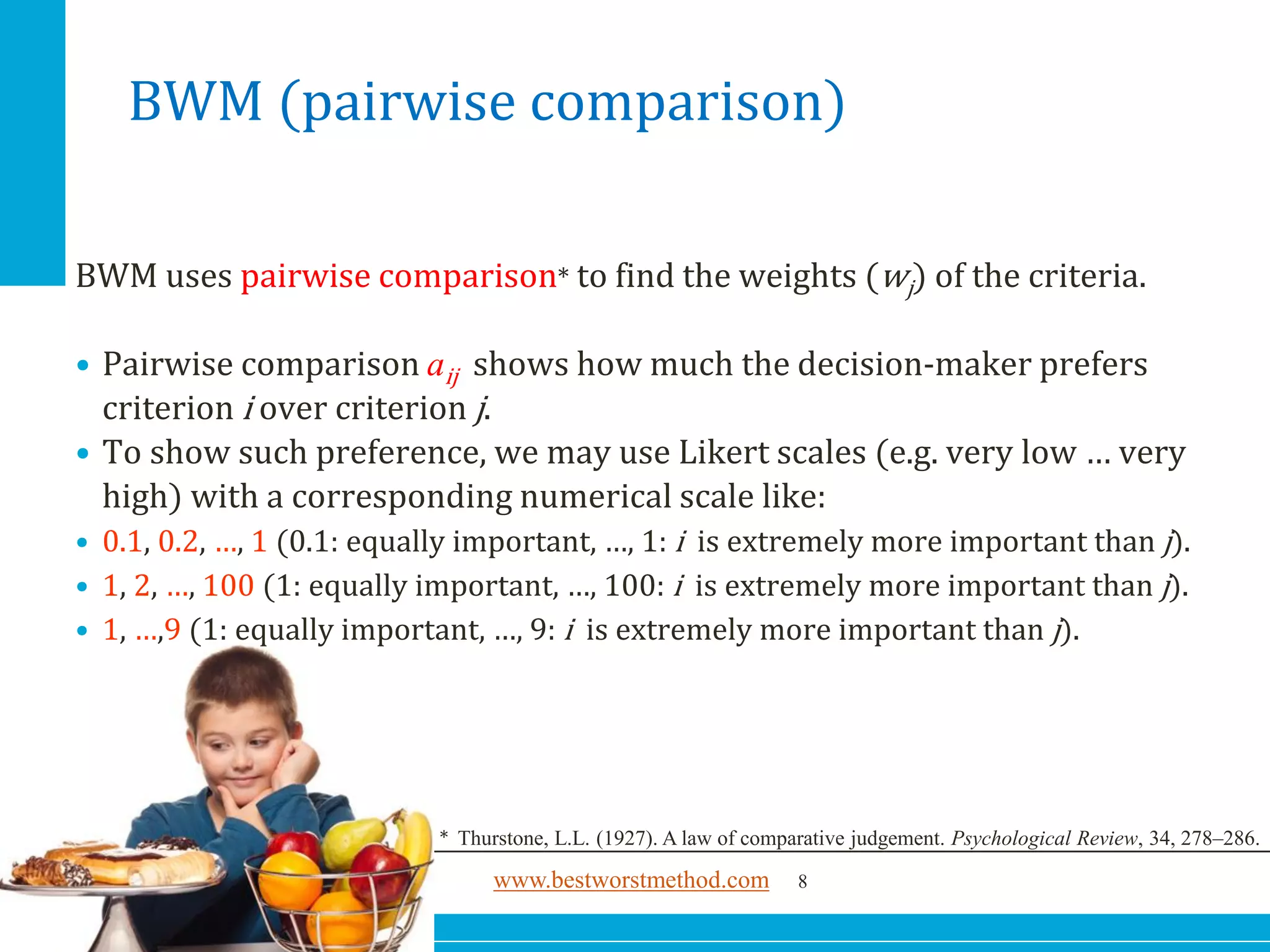 BWM: Best Worst Method | PDF